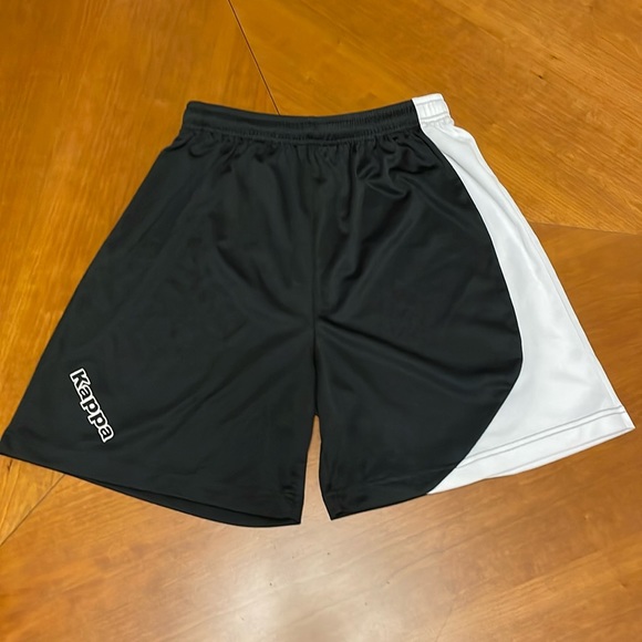 Kappa | Shorts | Kappa Black And White Drawstring Shorts L | Poshmark